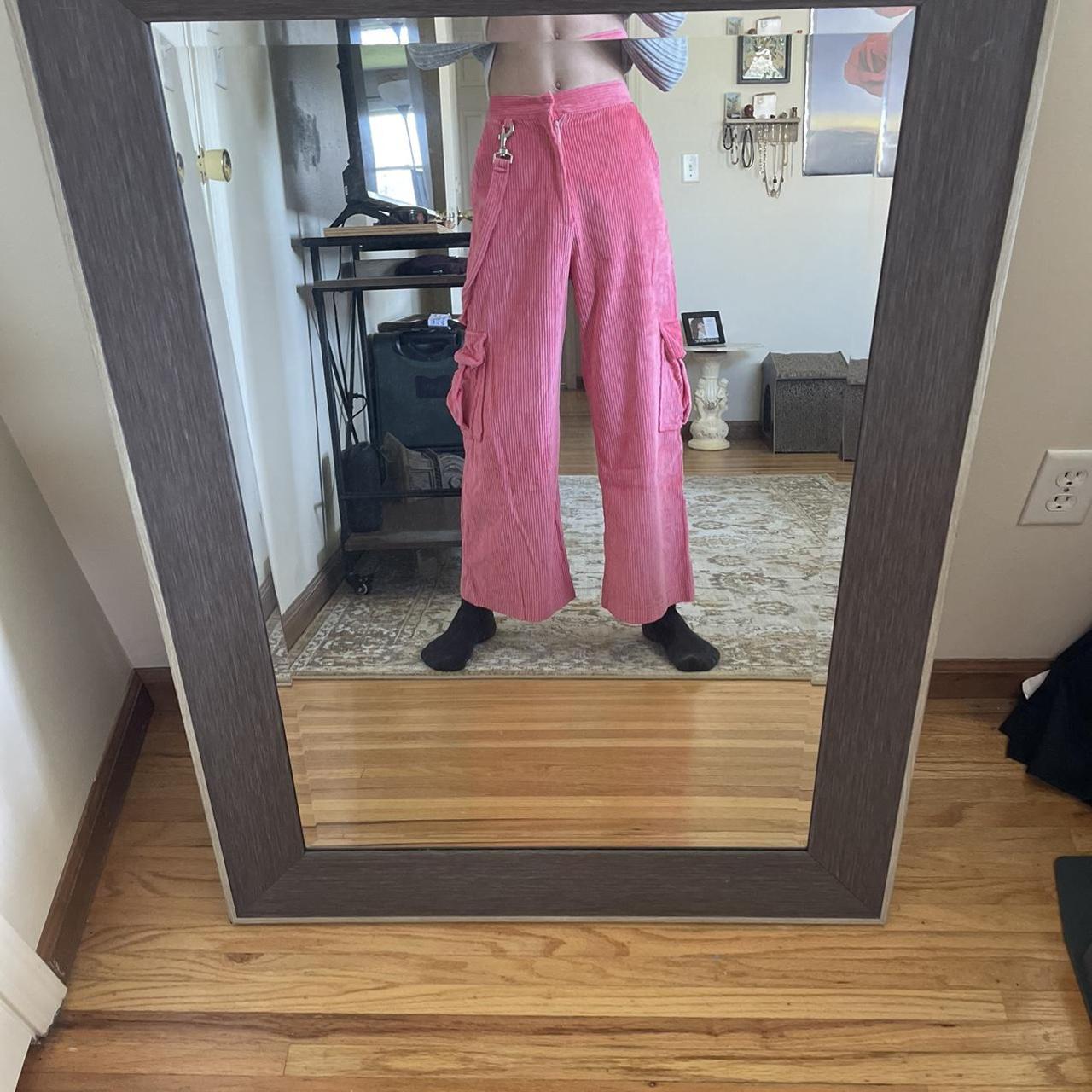 Corduroy Velour Type Material With Attached Drop Chain Depop