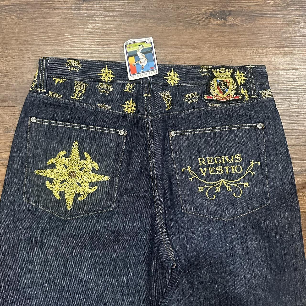 vintage y2k crown holder regius vestio embroidered... - Depop