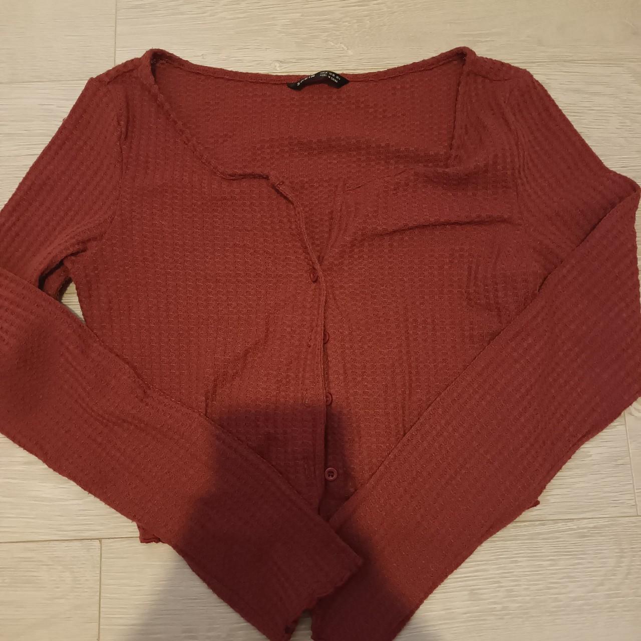 SHEIN -red cardigan - Depop
