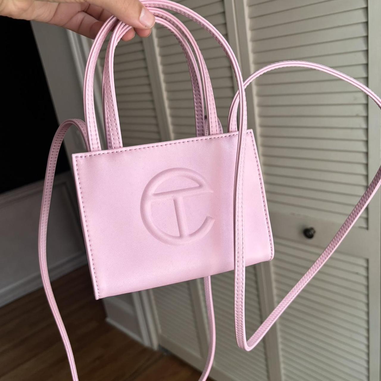 Telfar Mini Shopping Bag in bubblegum pink never... | Depop