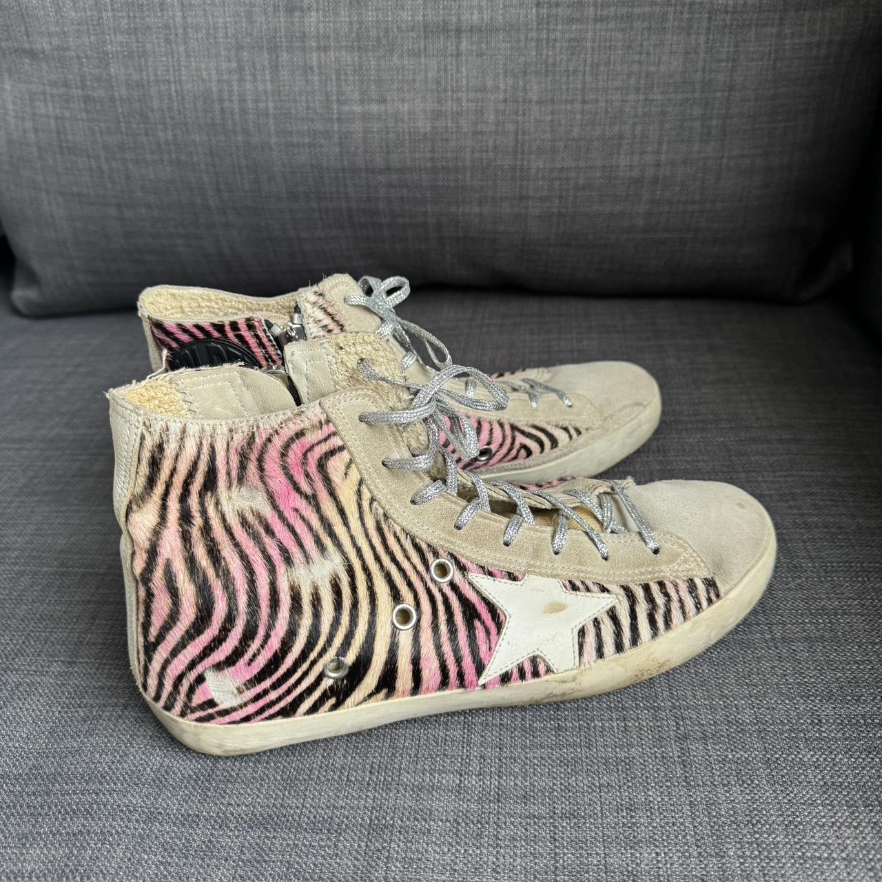 Authentic Golden Goose high-top sneakers size 38... | Depop