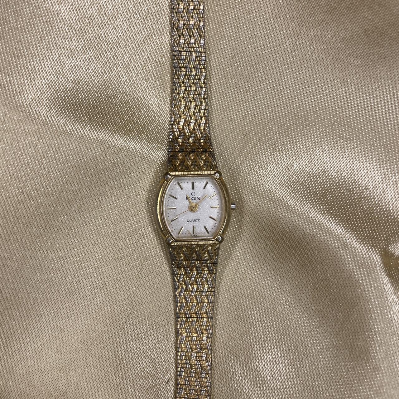 Elgin Square face gold vintage watch Good condition... - Depop