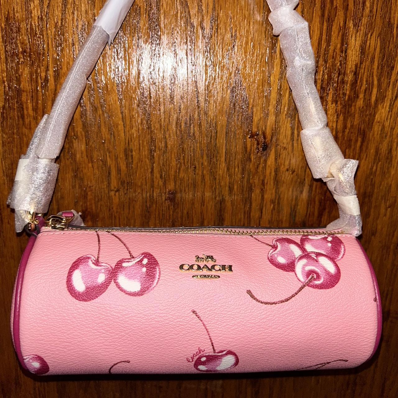 Cherry coach bag in barrel style 🍒 The cutest bag... - Depop