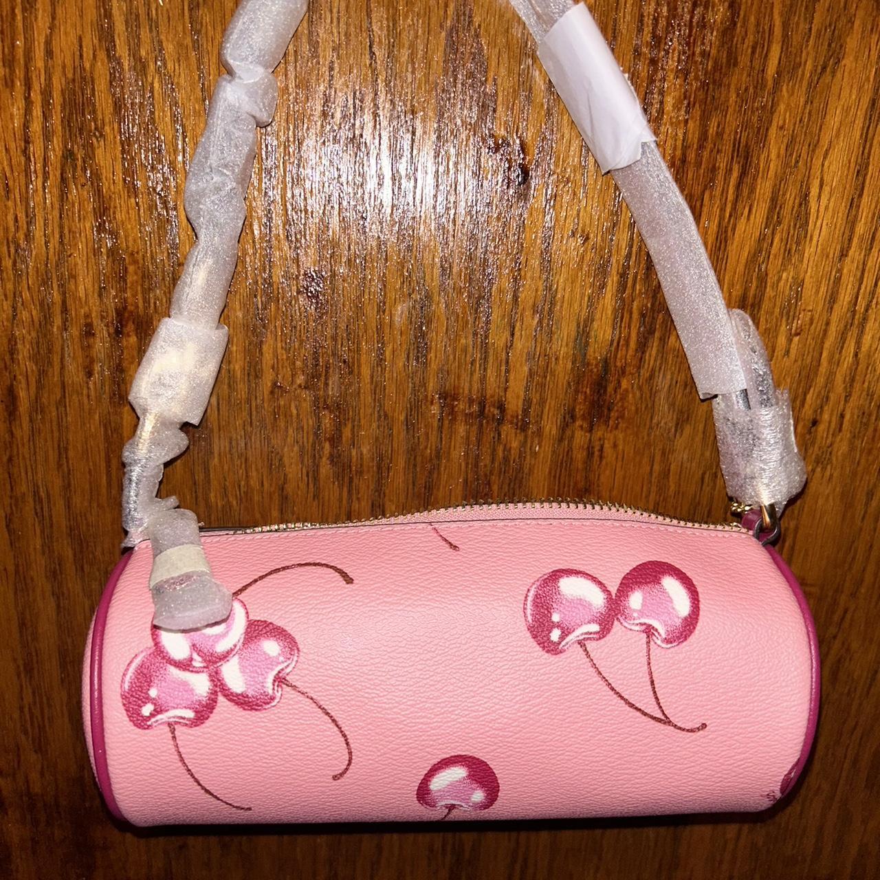 Cherry coach bag in barrel style 🍒 The cutest bag... - Depop