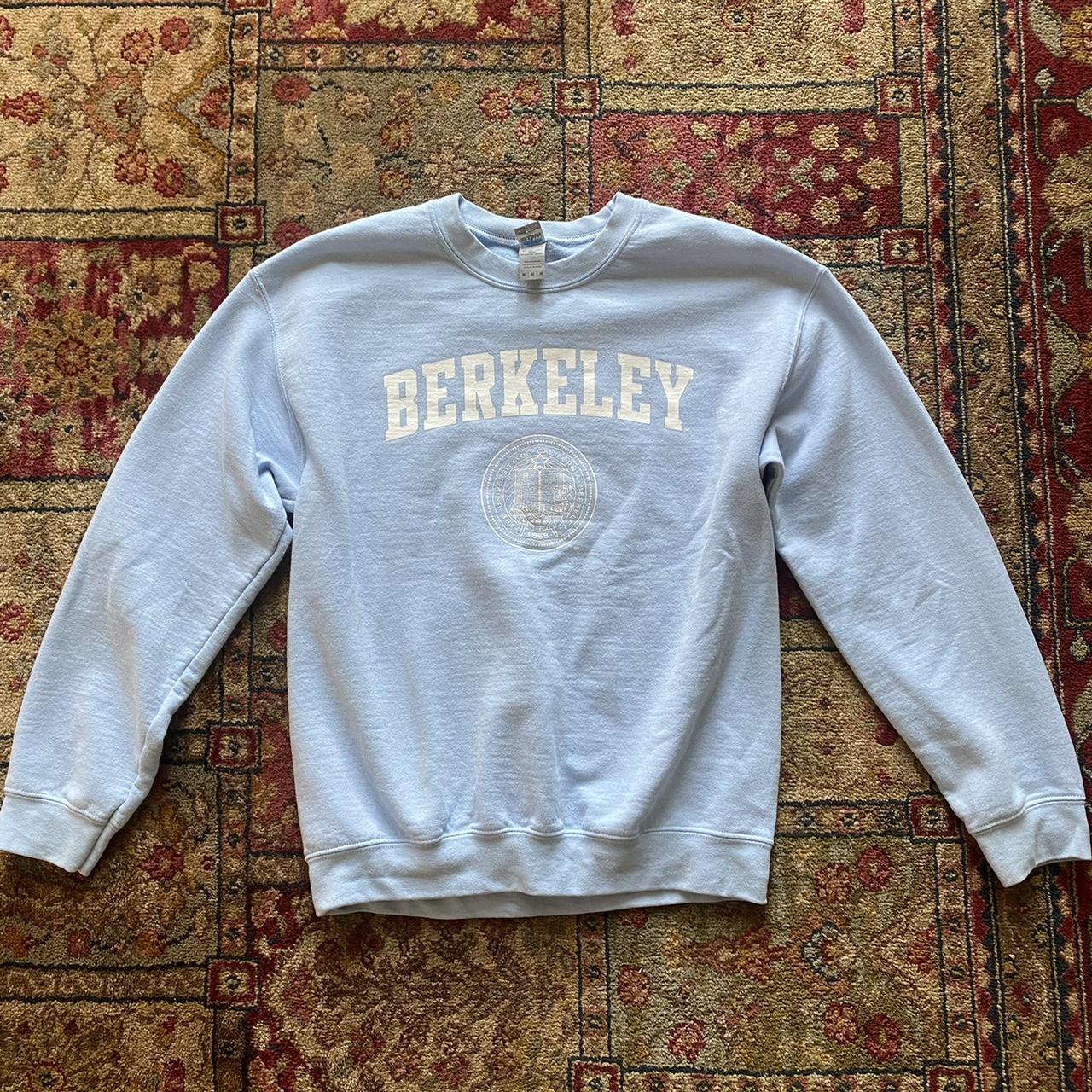 Light blue UC Berkeley crew neck Size medium - see... - Depop