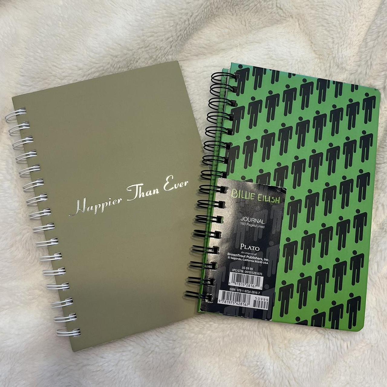 Billie eilish notebook bundle 🫧🎄 Both in perfect... - Depop