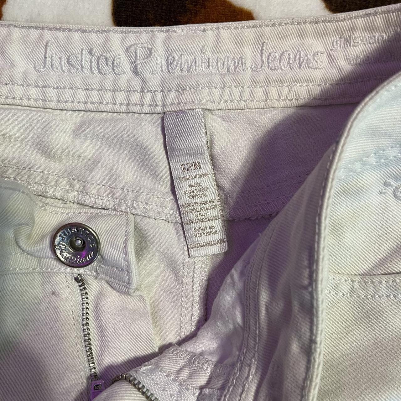 justice white shorts! ☾ will be ironed before... - Depop