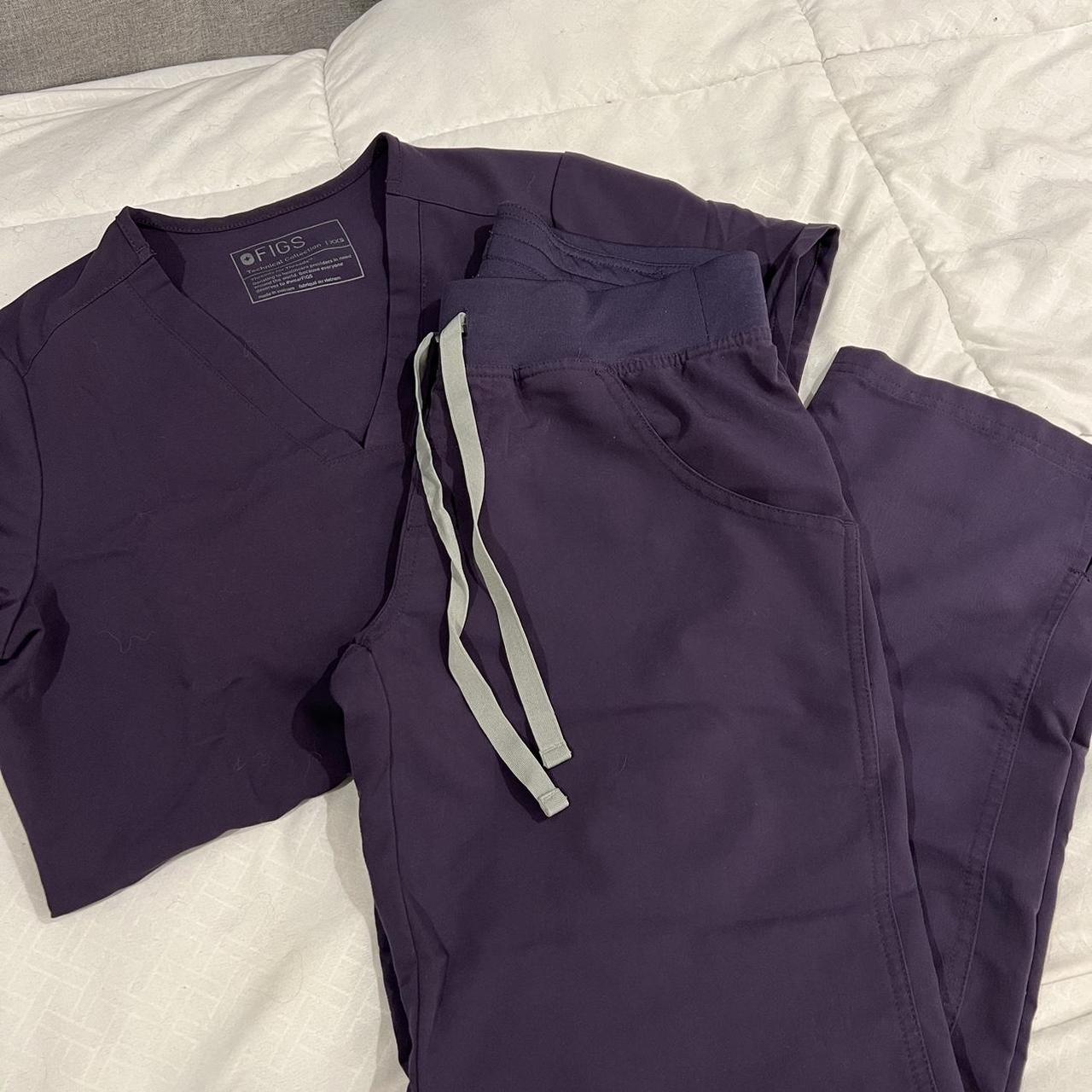 Figs Limited Edition Purple Shadow scrub set.... - Depop