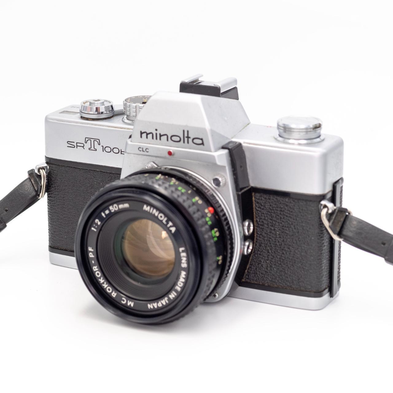 Vintage mid 1970s Minolta SRT 100b with 50mm MD... - Depop