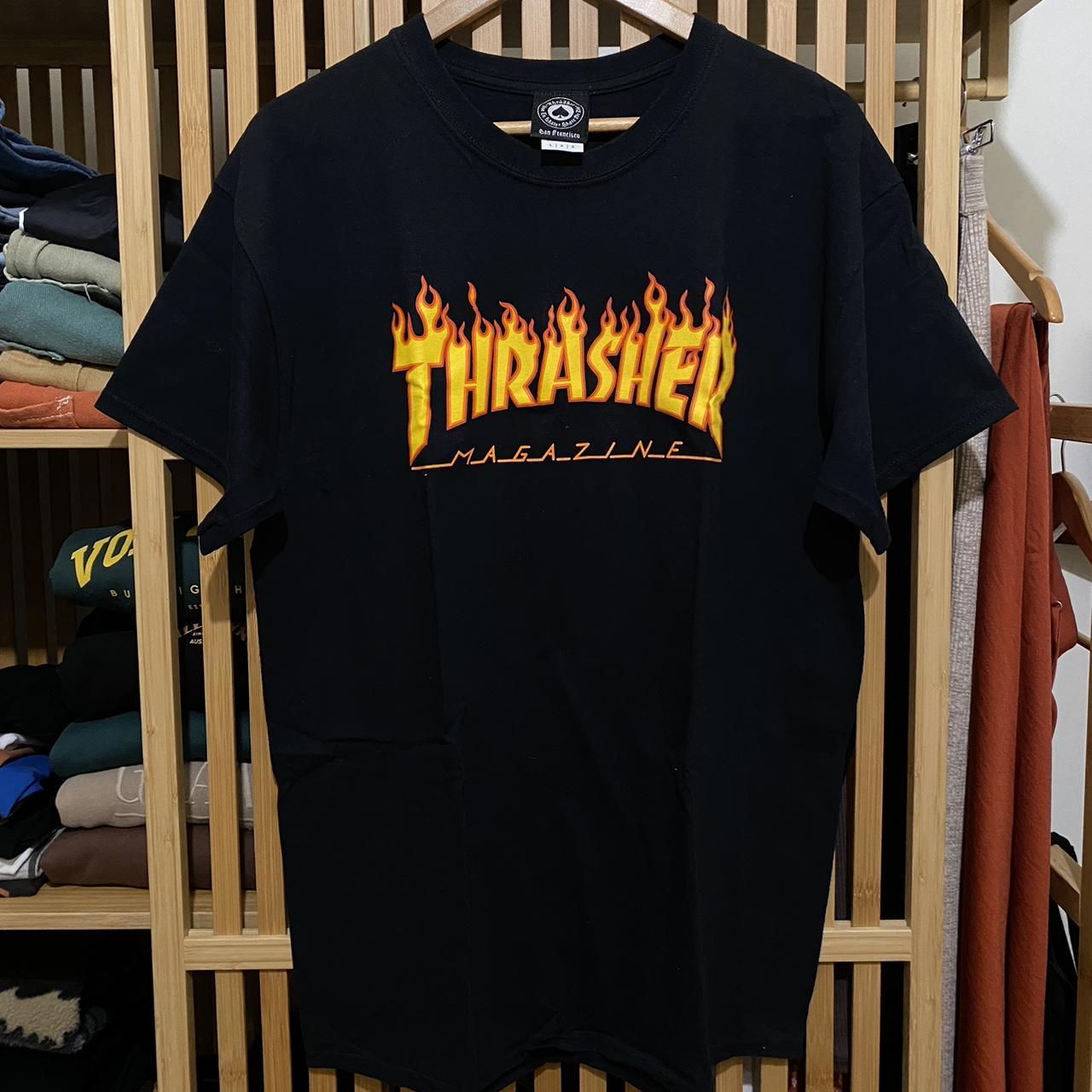 original THRASHER tee 🖤🧡 ️ - size large - near new... - Depop