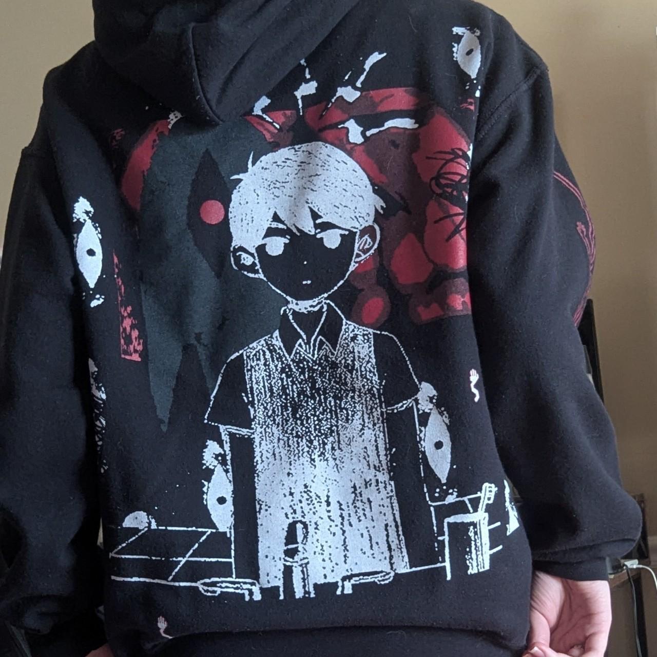 Medium Omori RED SPACE hoodie Original design by... | Depop