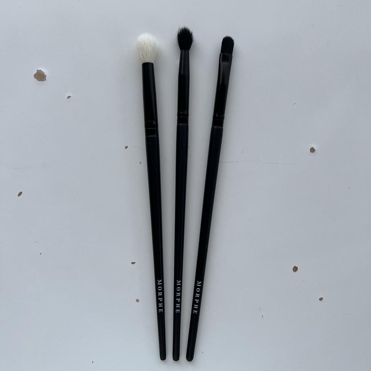 Morphe 3 piece eyeshadow brush set Brand new-... - Depop