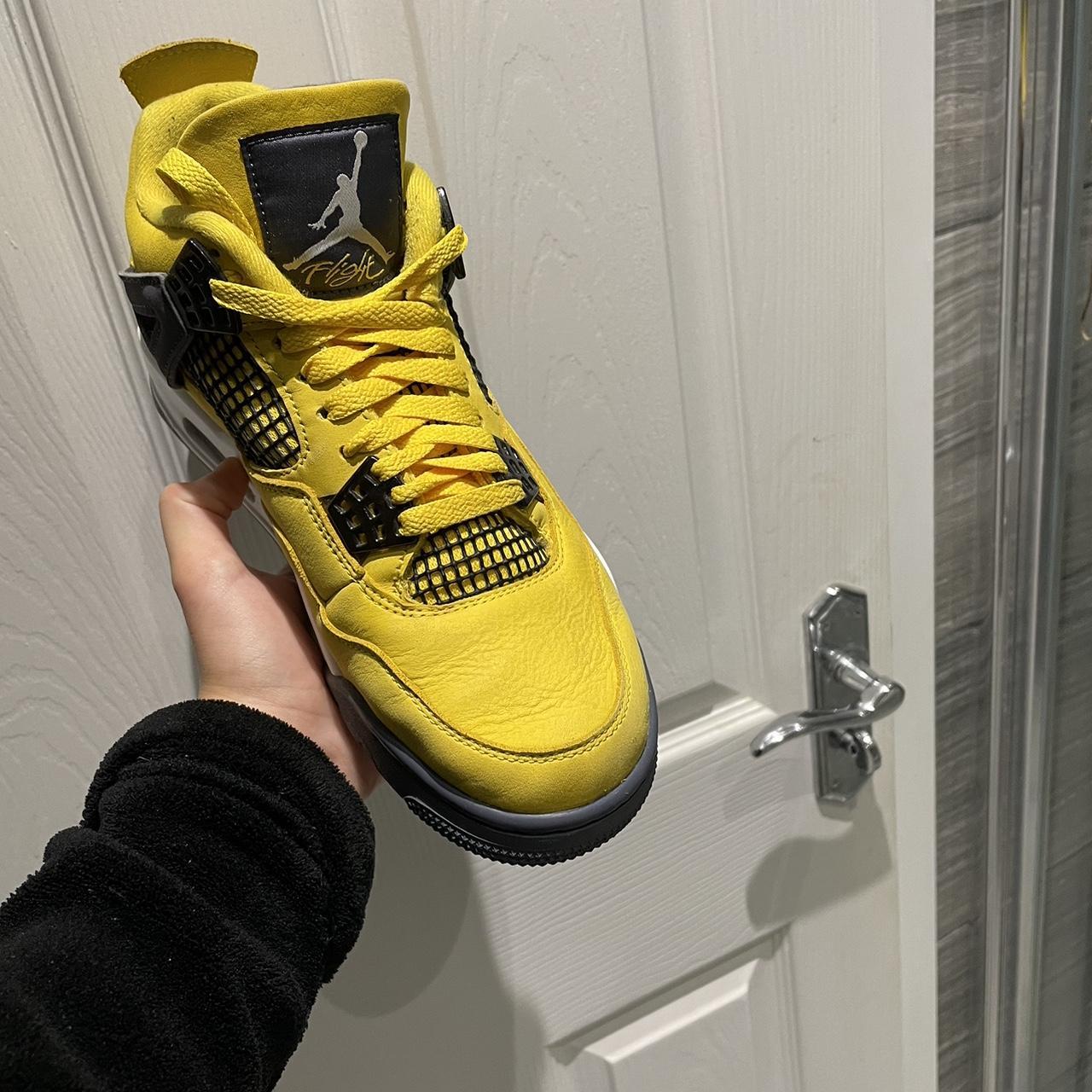 Authentic Jordan 4 Lightnings⚡️ Size UK 7👟 Worn... - Depop