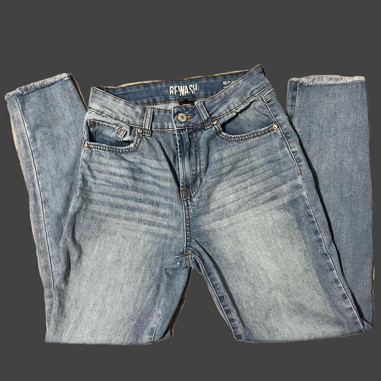 REWASH Blue Jeans High Rise Vintage Reunion - Depop