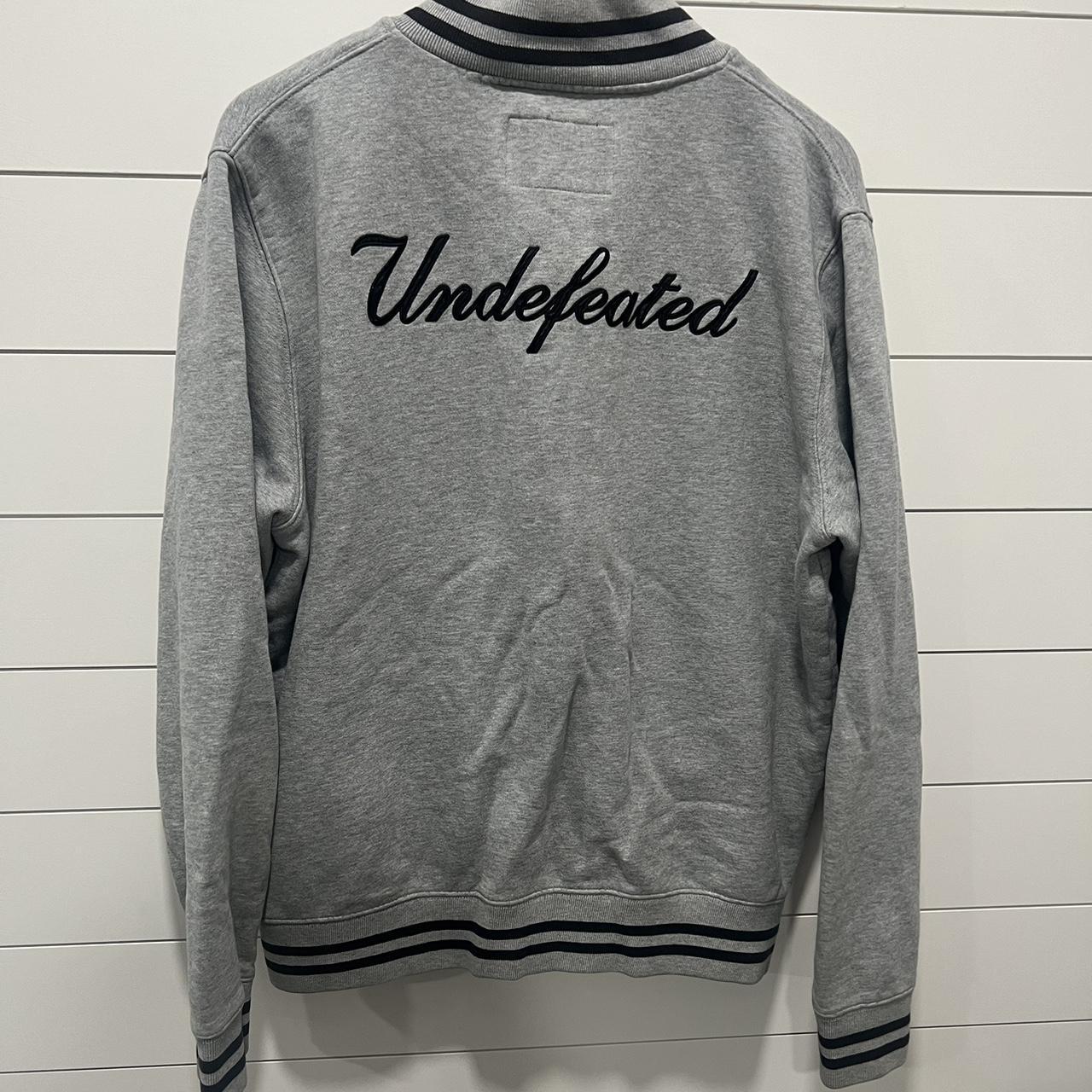 Undefeated Sweat Jacket Button up 5 Strikes Logo... - Depop