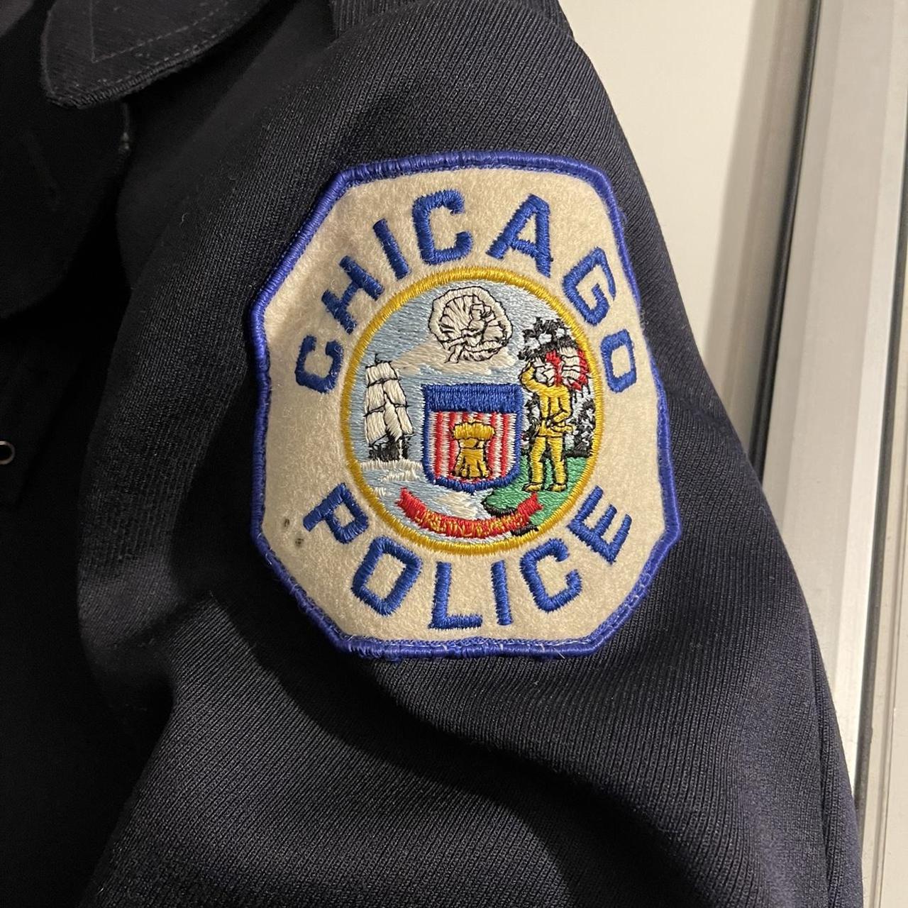 Chicago police graduation jacket 1980s #military... - Depop