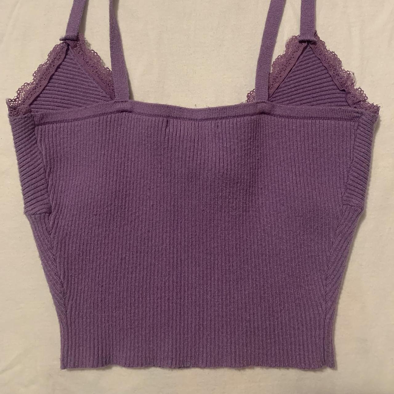 Like new gorgeous purple top 💋 fits an XS or S very... - Depop