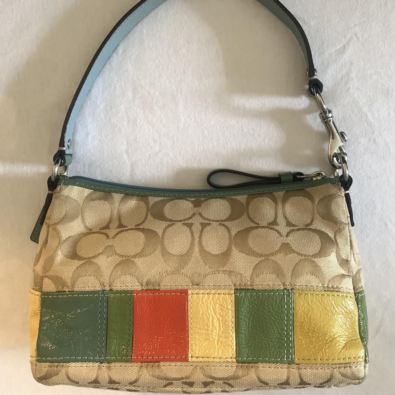#2000s colorful #coach #shoulderbag 💅 small purse... - Depop