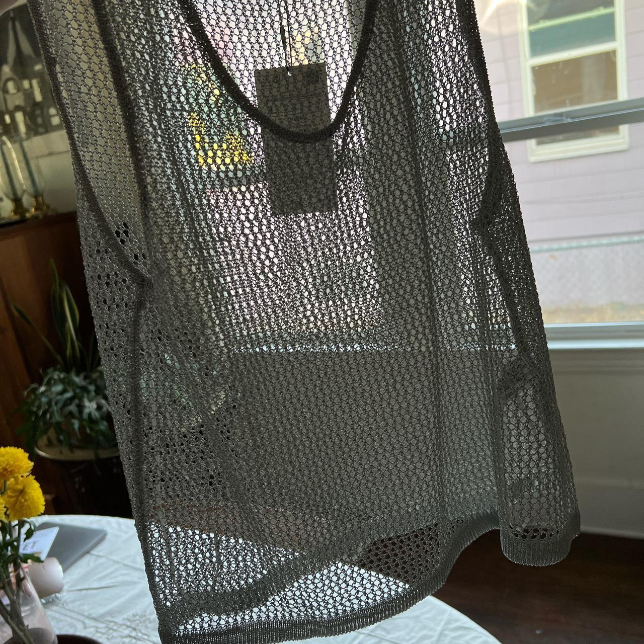 🪩💿🪩💿🪩 silver mesh tank!! Perfect for your... - Depop