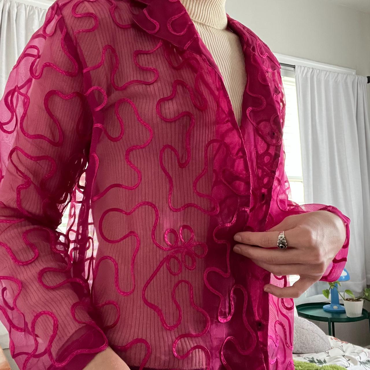 Mirasol Women's Pink Blouse | Depop