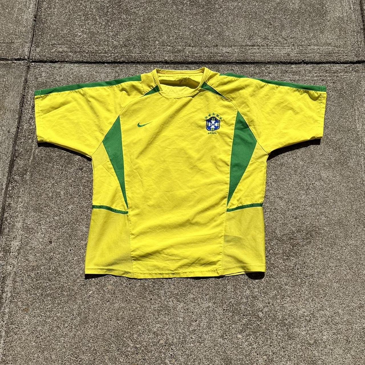 Nike Brazil CBF Soccer Jersey Large - Depop