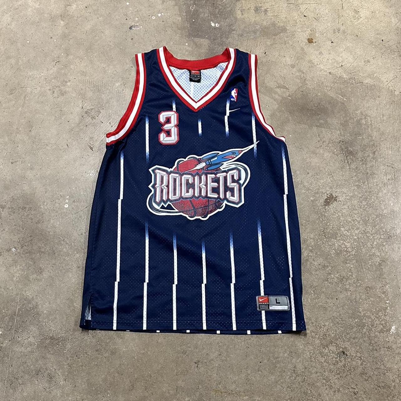 Vintage Houston Rockets Steve Francis Nike... - Depop