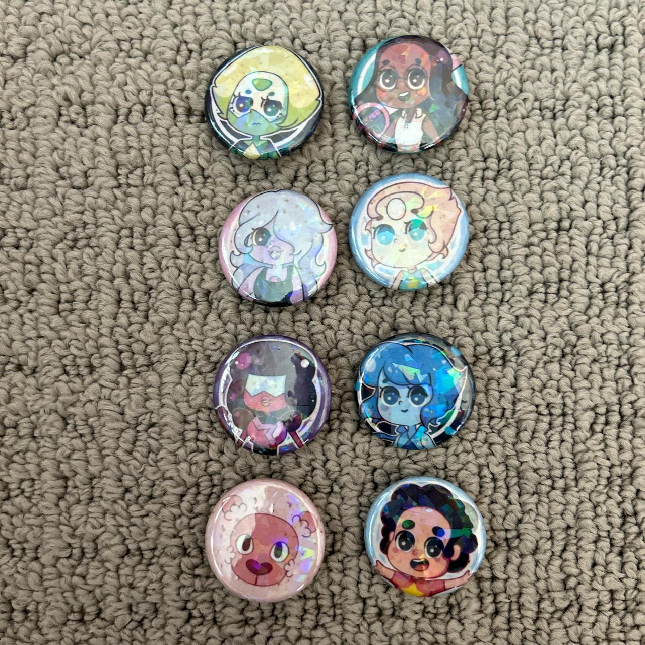 steven universe holographic pins. soooo cute! i put... - Depop