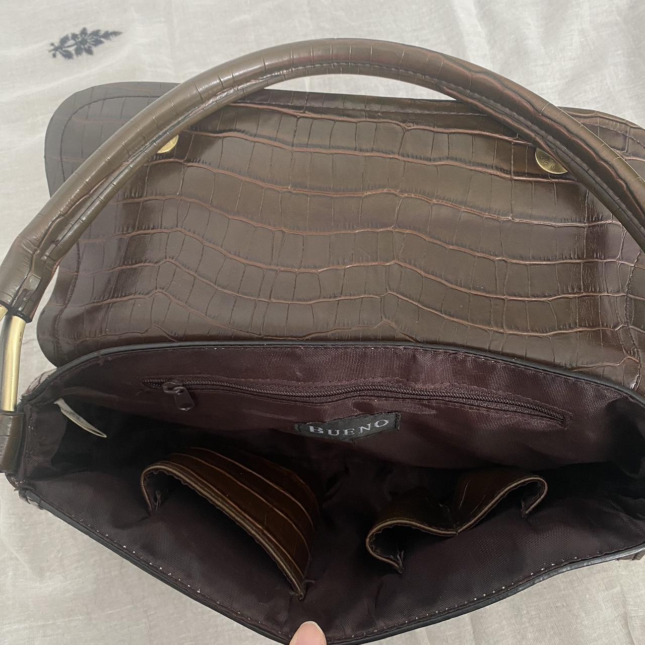 Vintage BUENO faux leather handbag. The only defect... - Depop