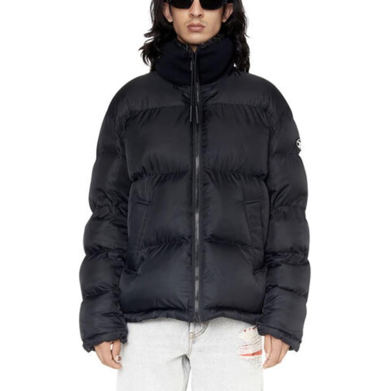 diesel puffer super cool winter jacket size M you... - Depop