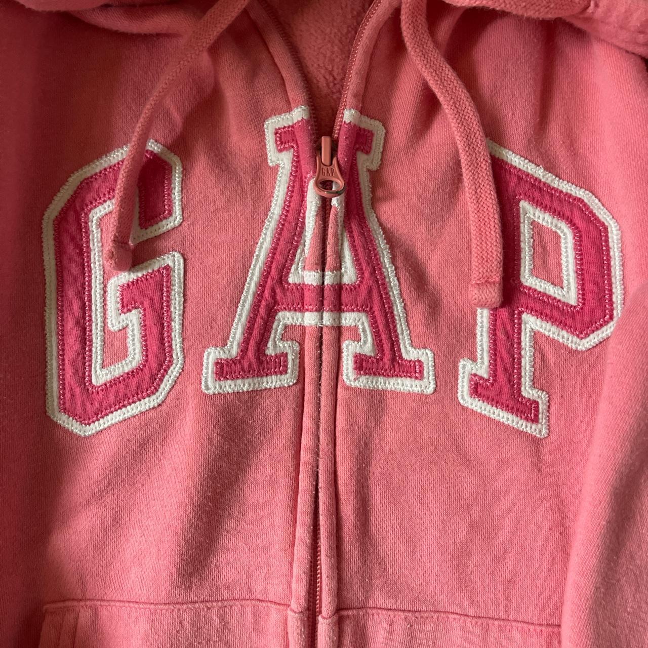 Super cute pink gap hoodie :) #gap #girly #pink - Depop
