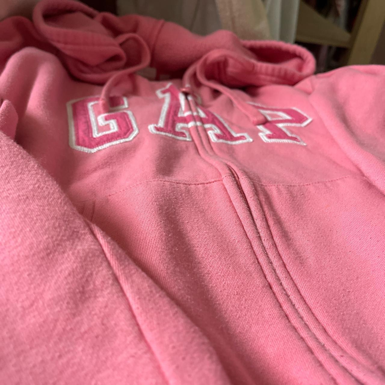 Super cute pink gap hoodie :) #gap #girly #pink - Depop