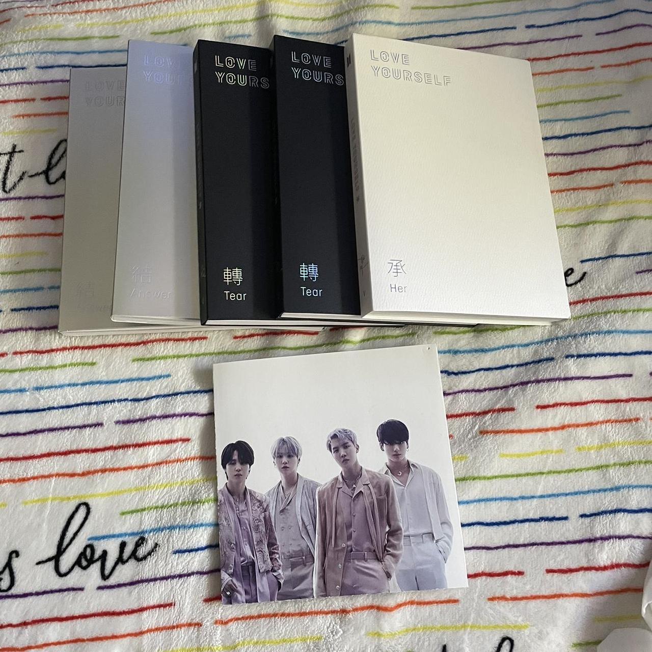 bts love yourself albums no includions, will come... - Depop