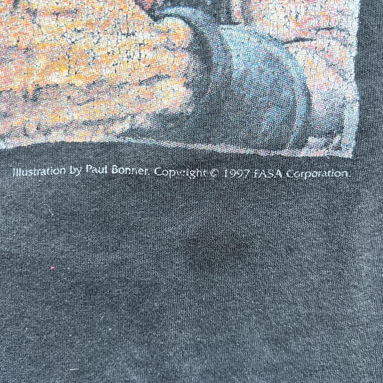 Vintage 1997 Shadowrun Trading Card Game Tee Size:... - Depop