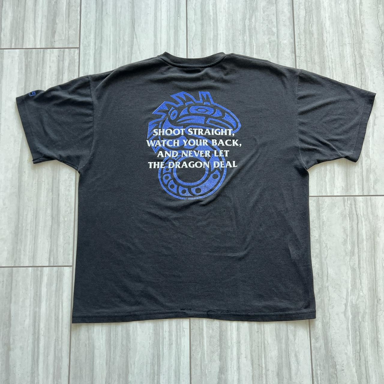 Vintage 1997 Shadowrun Trading Card Game Tee Size:... - Depop