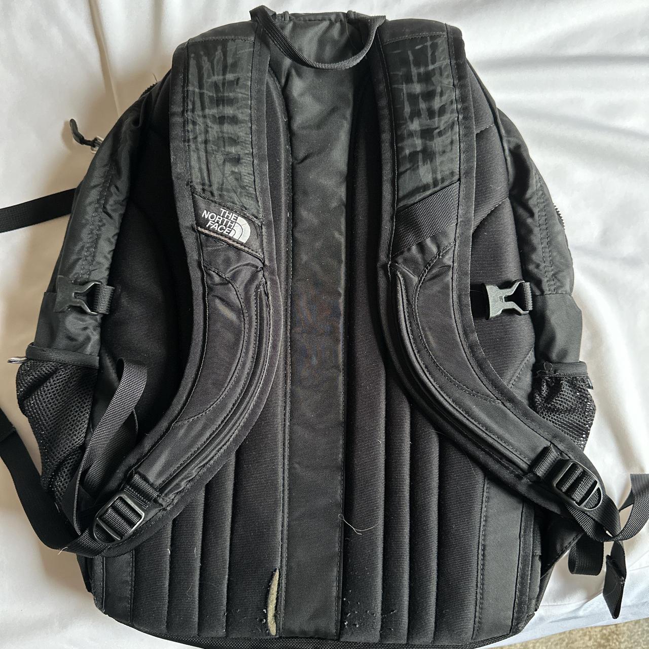 Black north face backpack Well used a little dirty - Depop