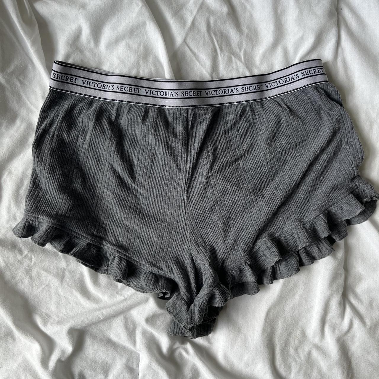 Victoria secret ruffle pj shorts makes your butt... - Depop