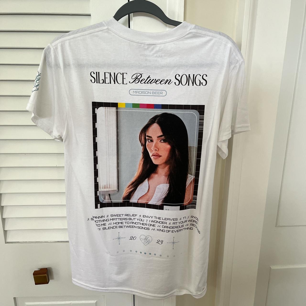 madison beer silence between songs merch tshirt size... - Depop