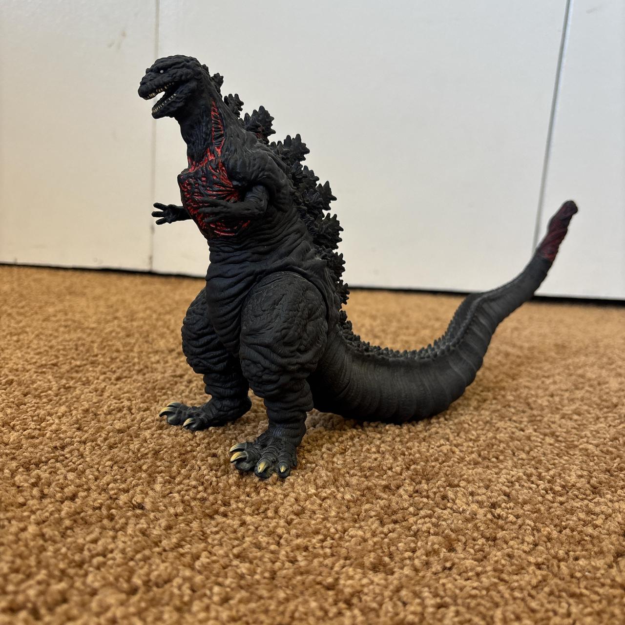 Small 7 inch shin Godzilla action figure #posable... | Depop