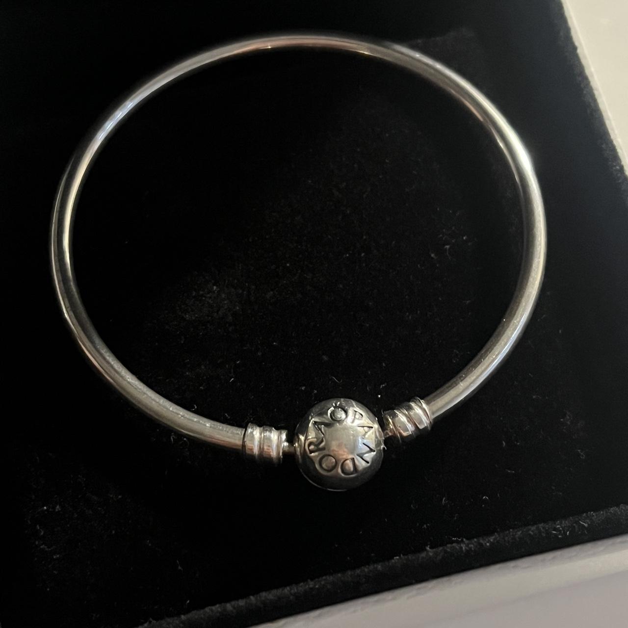 Pandora Moments Bangle Size: 19cm In good... - Depop