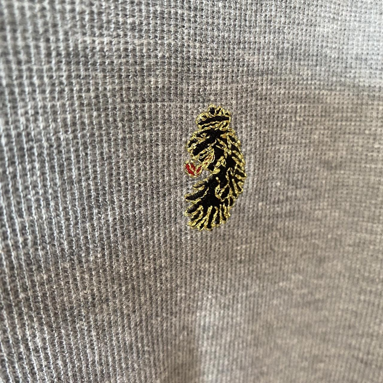 Luke Roper 1977 grey embroider sweatshirt. Size... - Depop