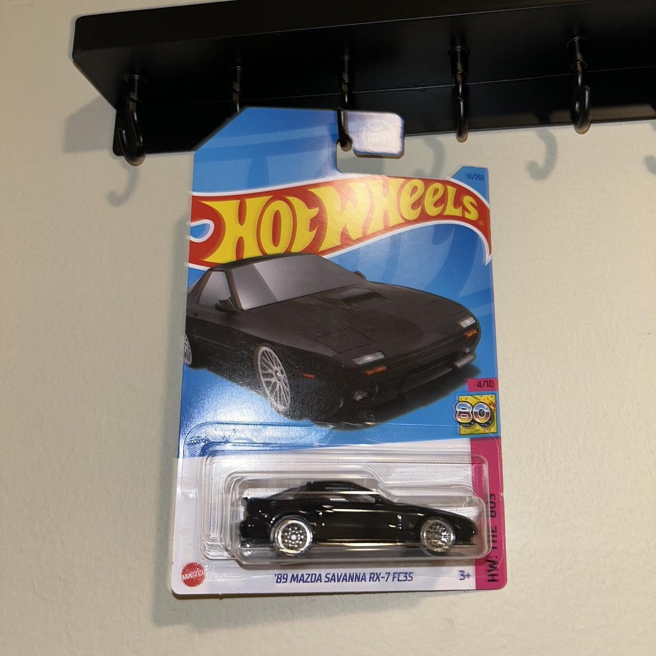 BLACK ‘89 Mazda Savanna RX-7 FC35 hot wheel - Depop