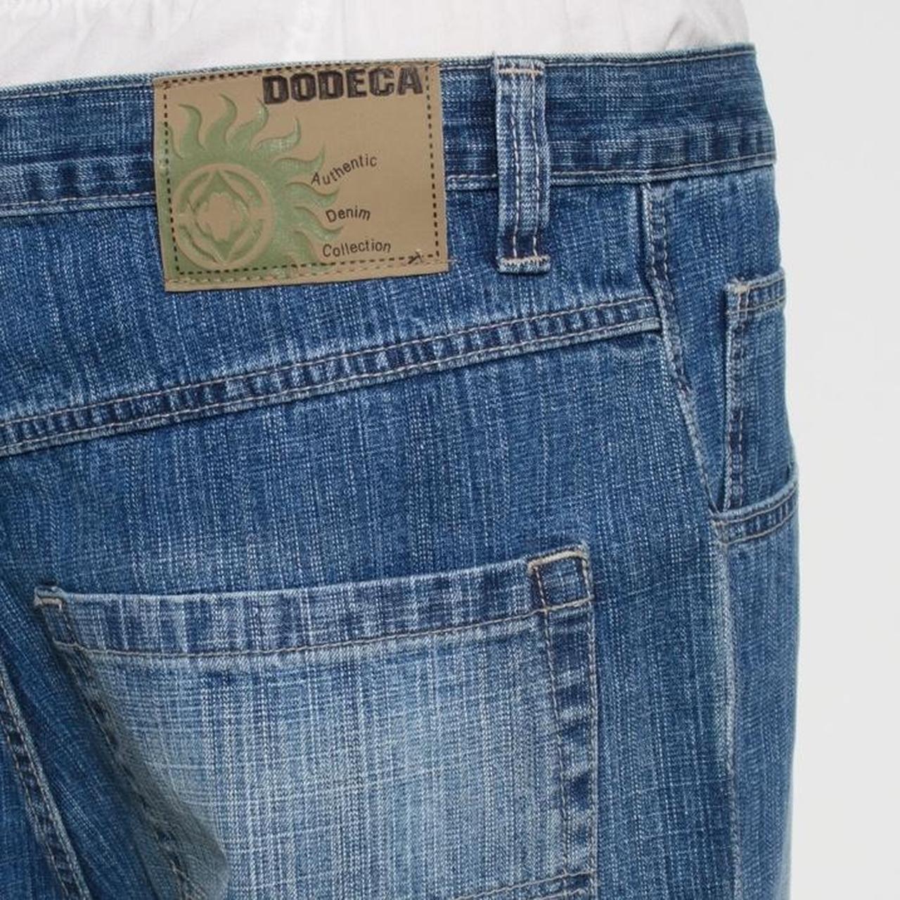 Deadstock 90s denim pants by Dodeca. NWT. Blue jean... - Depop