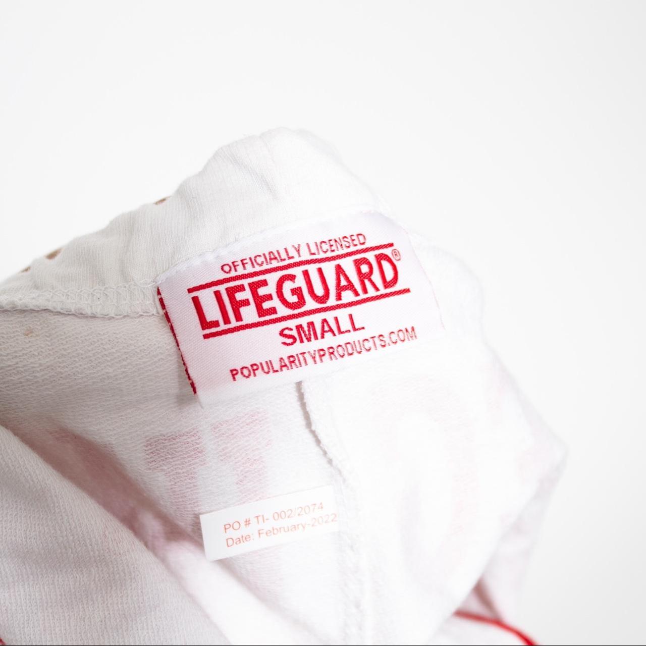 Deadstock 90s lifeguard shorts. NWT. White color... - Depop