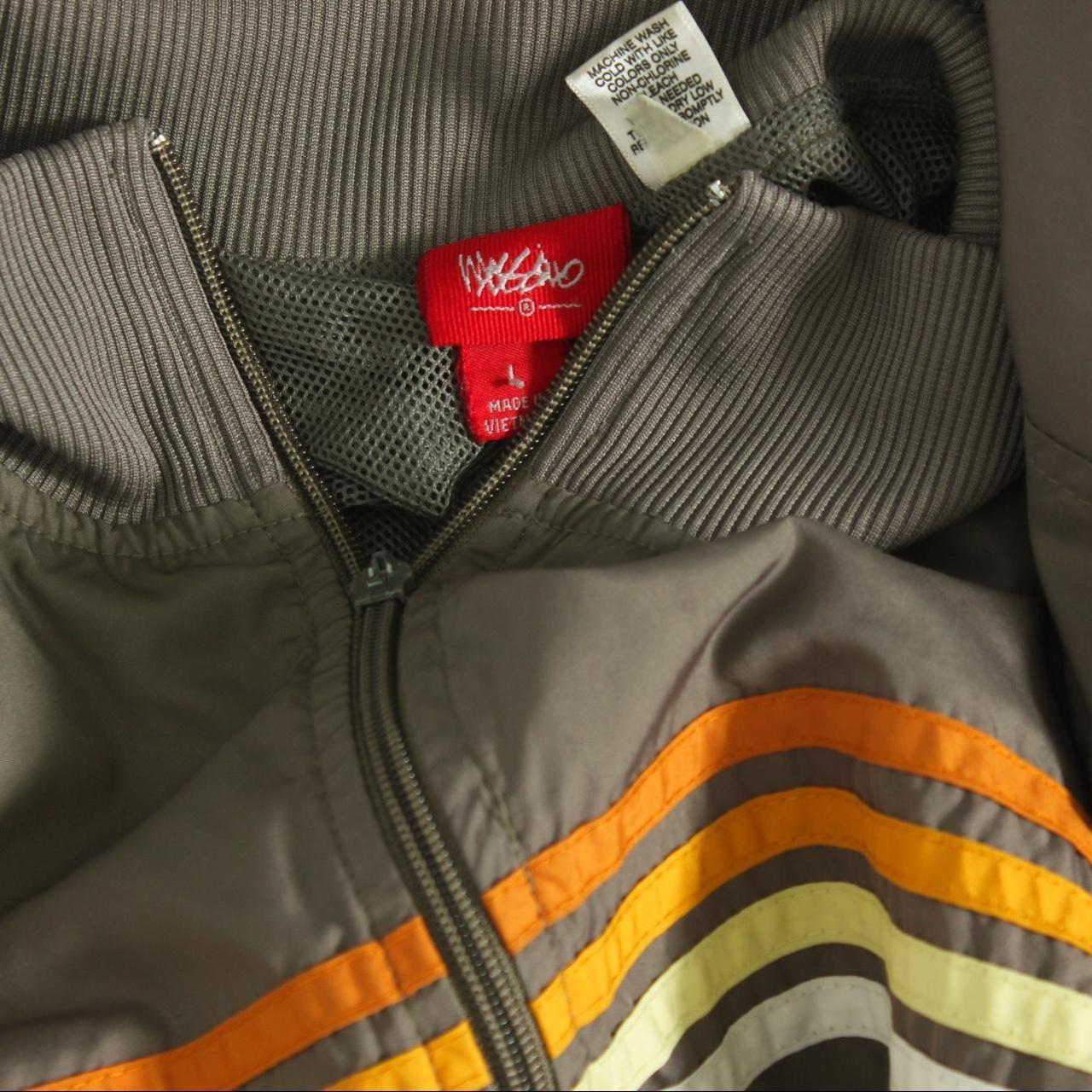 90s does 70s bomber jacket by Mossimo. Olive green /... - Depop