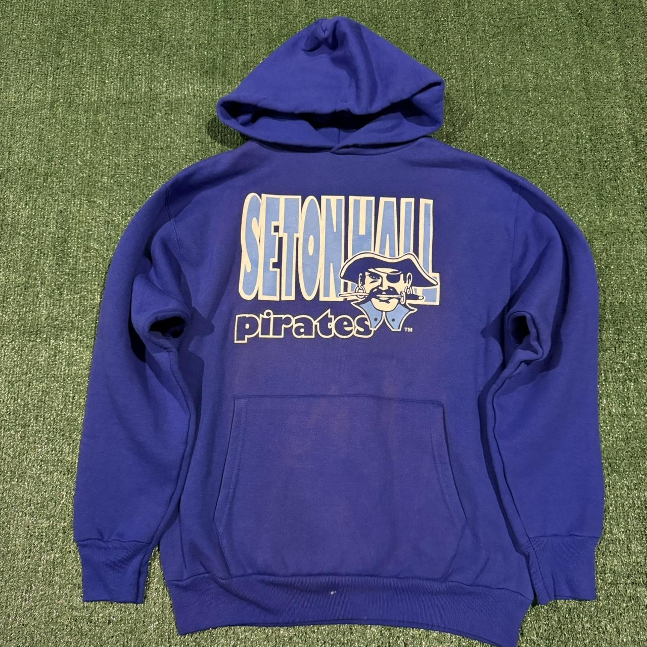 Vintage Seton Hall Pirates College... - Depop