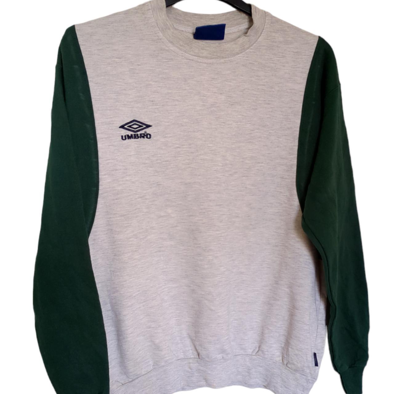 Reworked Unique Umbro Crew Neck Sweater Jumper - M -... - Depop