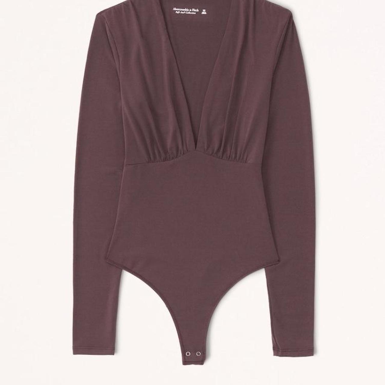 Abercrombie & Fitch Women's Brown Bodysuit | Depop