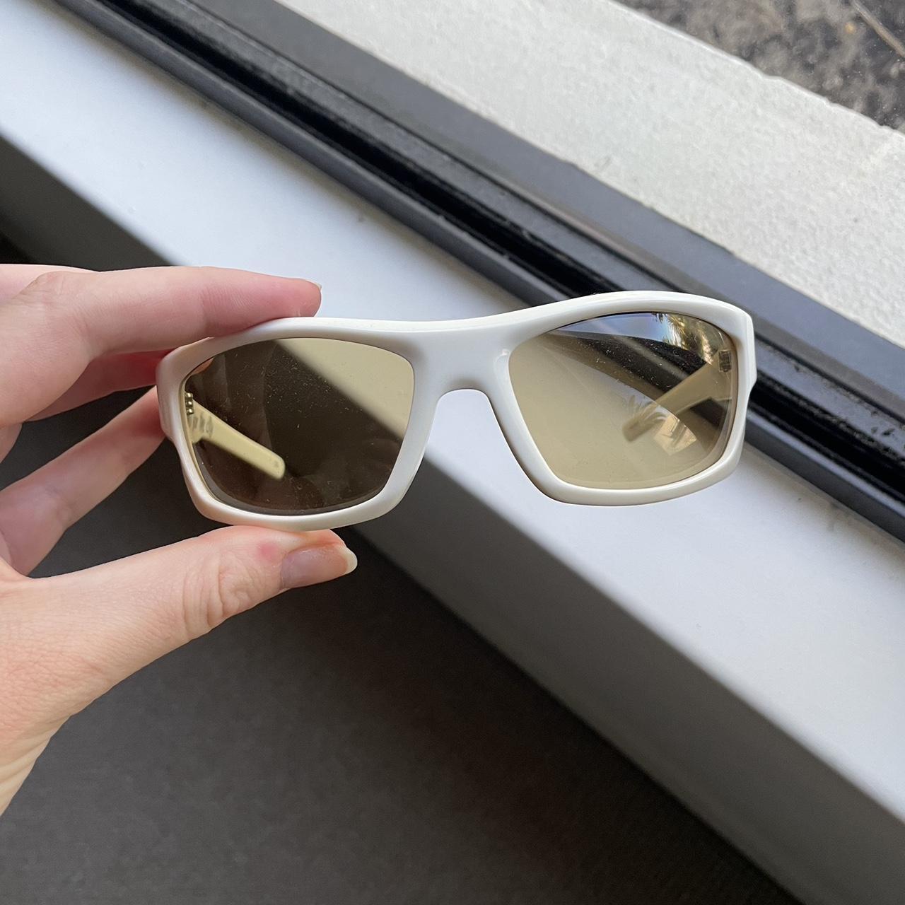 Lexxola NEO white/yellow sunglasses PERFECT CONDITION - Depop