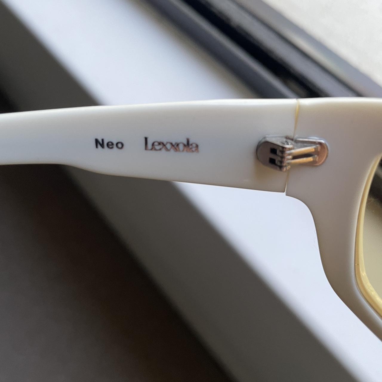 Lexxola NEO white/yellow sunglasses PERFECT CONDITION - Depop
