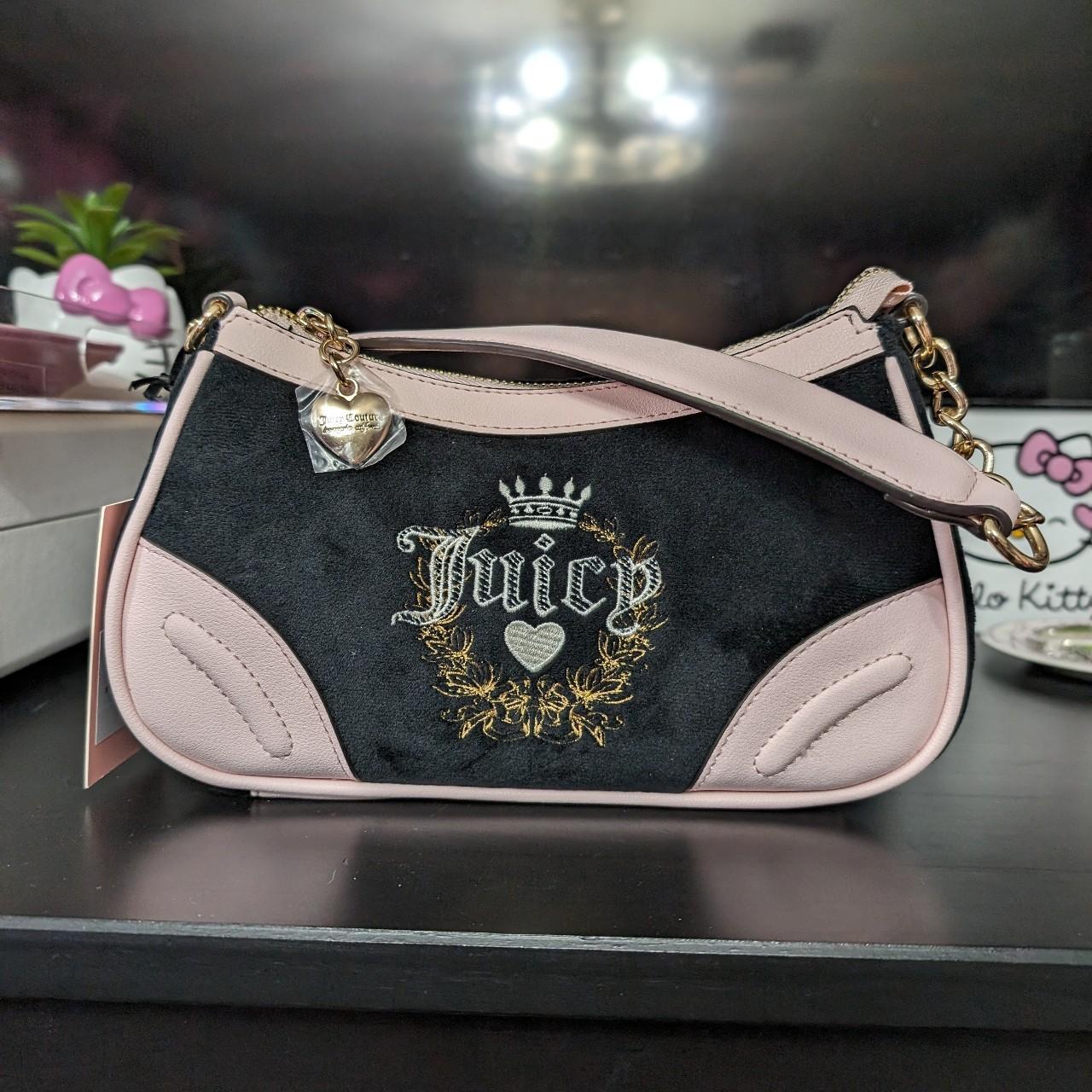 Juicy couture liquorice heritage shoulder bag brand... - Depop